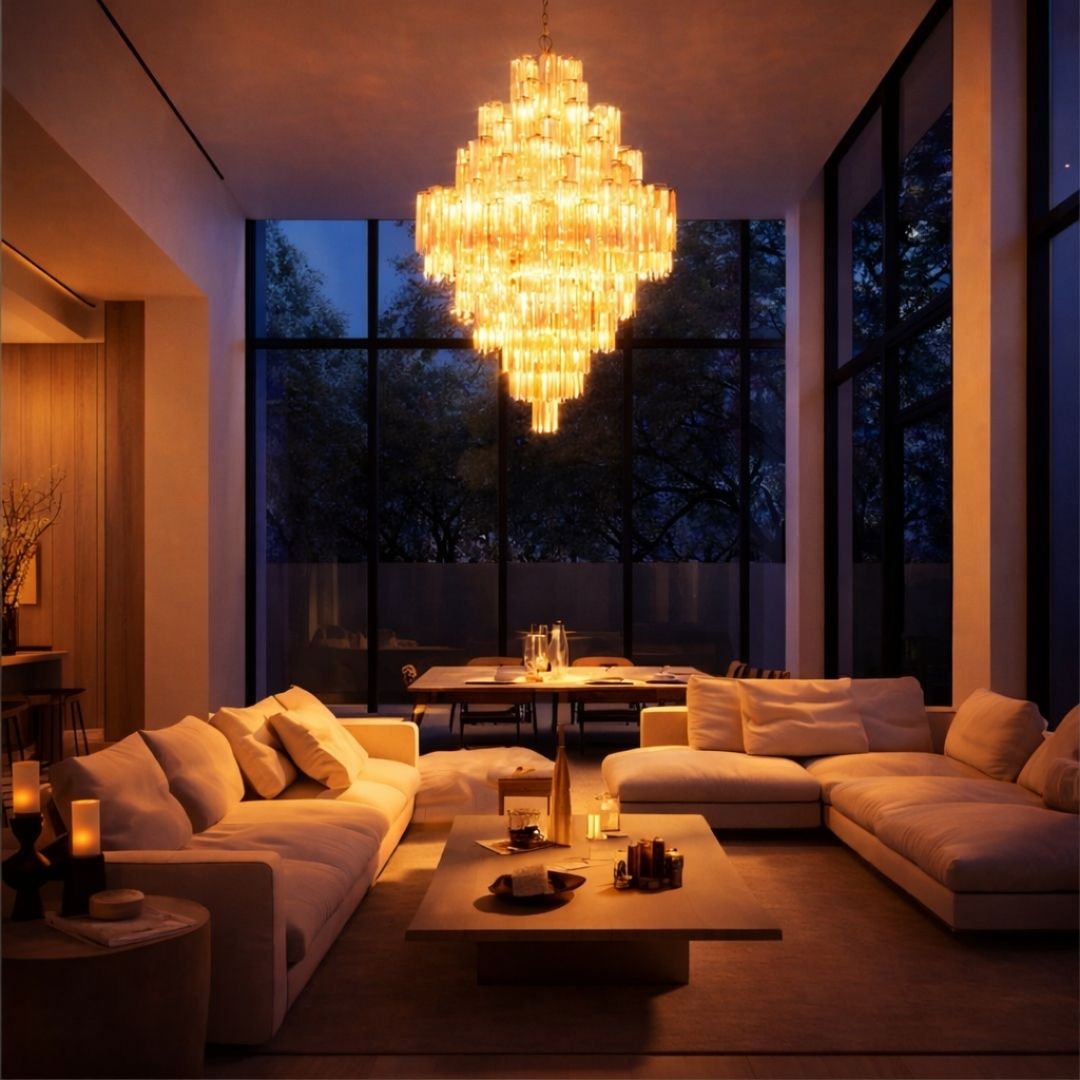 Lounge Room Chandeliers – Modern & Classic Living Room Lighting Options ...