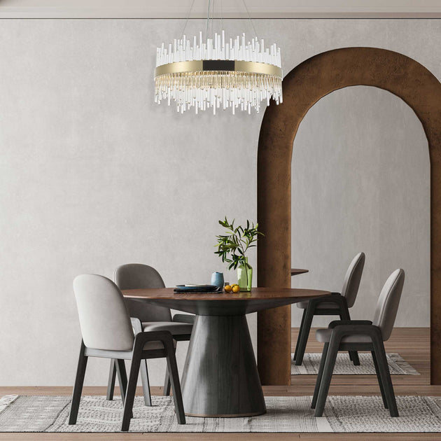 Selene Collection - 70cm Chandelier - Brass– Designer Chandelier Australia